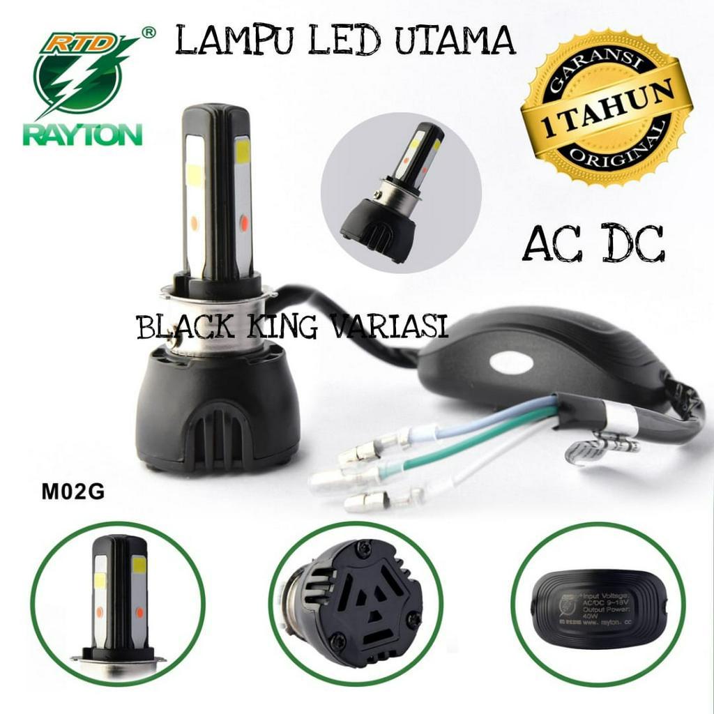 Jual Lampu Led Motor 3 Sisi RTD M02G Lampu Depan Motor Lampu Utama Motor LED Lampu H4 H6 Ac Dc 3 ...
