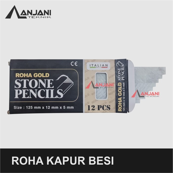 Jual KAPUR BESI ROHA GOLD 1 Pack isi 12 pcs STONE PENCIL FERRARI FERARI ORI | Shopee Indonesia