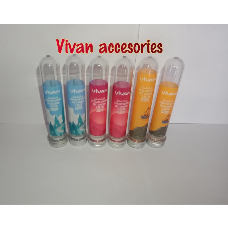 Jual Wadah botol bekas Kabel data Vivan berbagai macam tipe dan ukuran ...