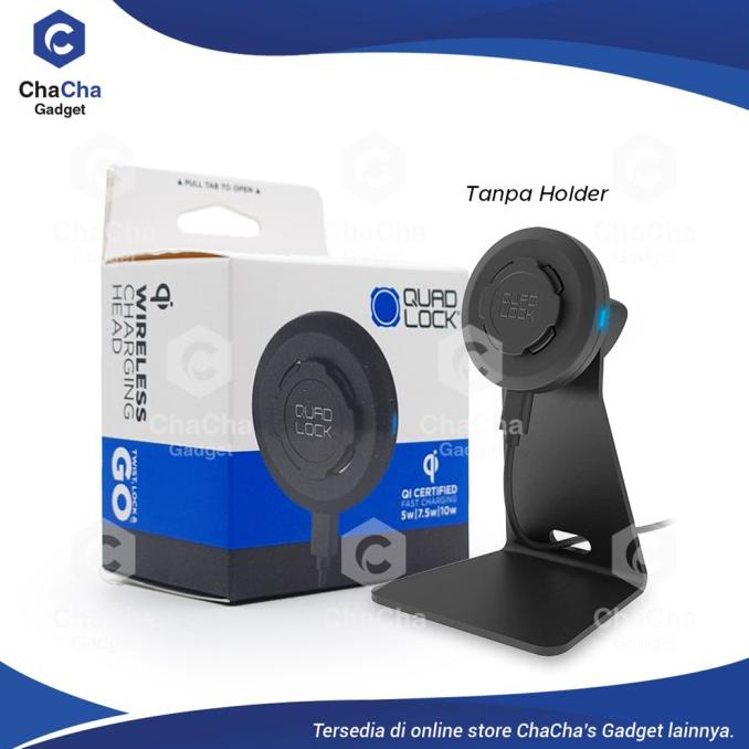 Jual Quad Lock Car Desk Wireless Fast Charging Head Secure Locking ...
