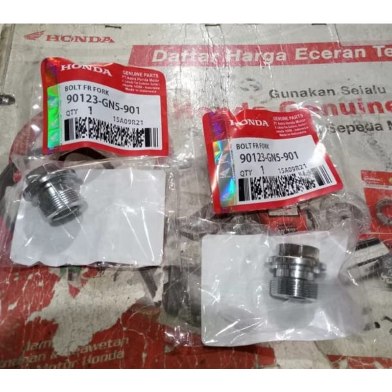 Jual Bolt Fr Fork Atau Baut Mur As Shock Depan Honda Astrea Prima Kode 90123-GN5-901 Harga ...