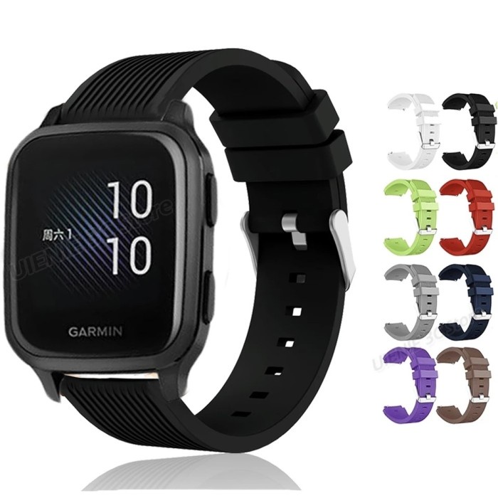 Jual STRAP TALI JAM MODEL GARIS LURUS UNTUK GARMIN VENU SQ LEBAR STRAP ...