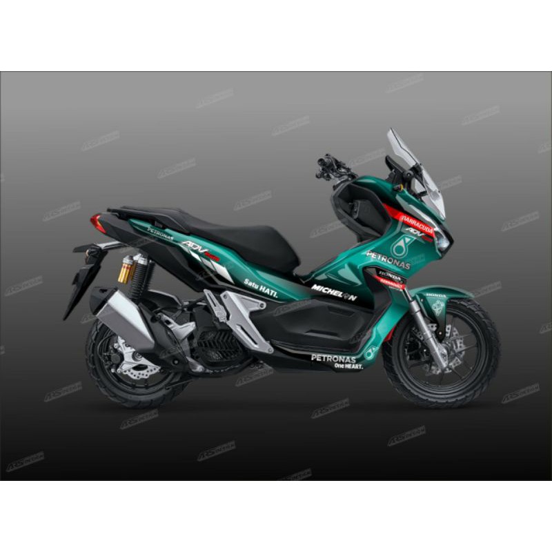 Jual Decal Sticker Honda ADV 150 Stiker Dekal ADV 150 Custom Petronas ...