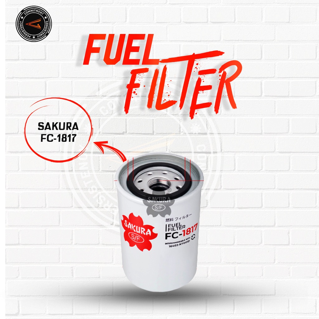Jual Sakura Fuel Filter Solar FC-1817 / FC1817 / Sakura Filter Oli ...