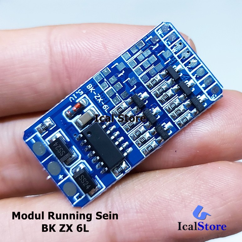 Jual Modul LED Running Sein 5 Channel dan Senja Tipe BK-ZX-6L | Shopee ...