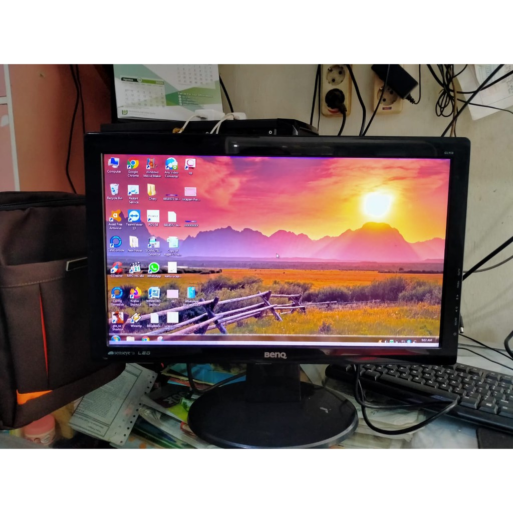 Jual LCD Monitor Komputer BenQ 19inch Model E1920NX | Shopee Indonesia