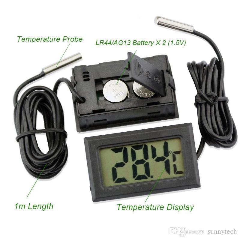 Jual Thermometer Termometer Suhu Digital waterproof probe 1m free ...