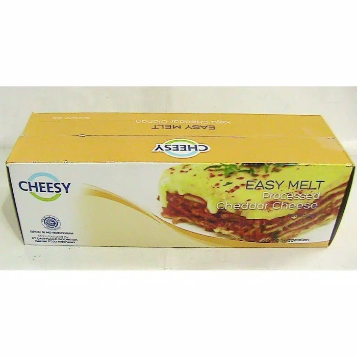 Jual cheesy easy melt cheddar cheese 500g | Shopee Indonesia