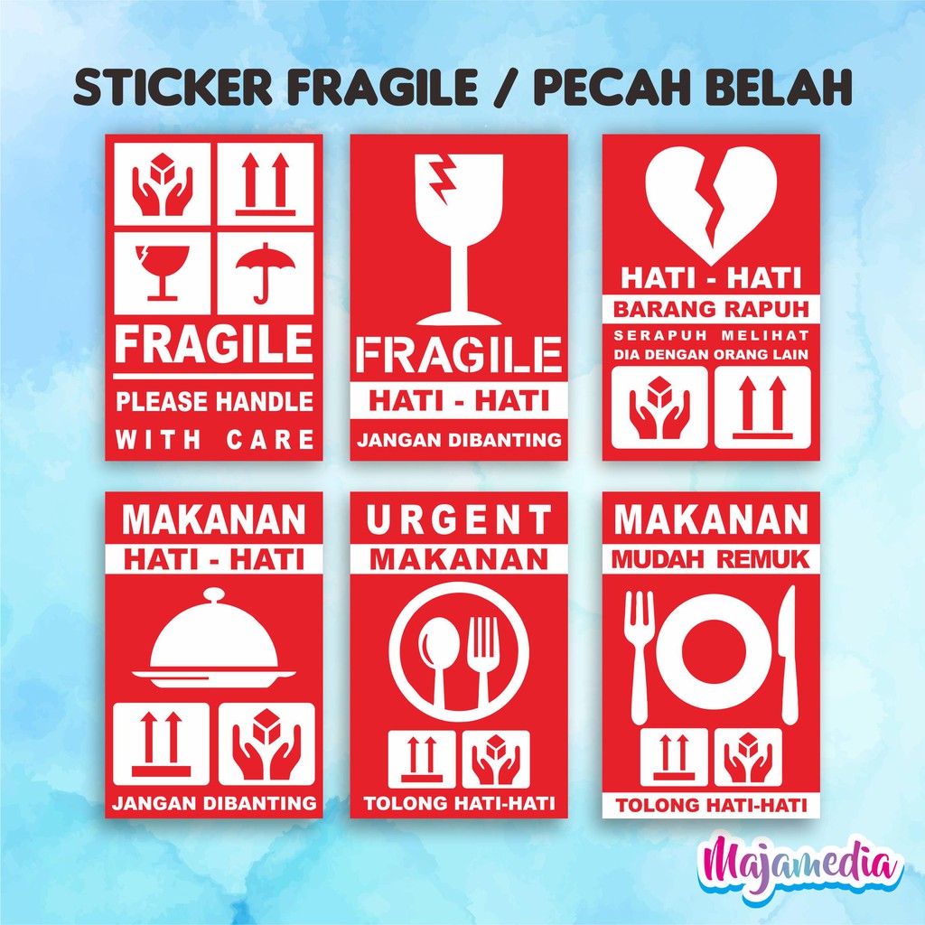 Jual STIKER FRAGILE PECAH BELAH | Shopee Indonesia
