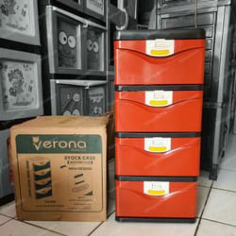 Jual lemari plastik sorok 4 susun | Shopee Indonesia