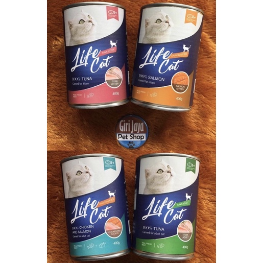 Jual LIFE CAT KALENG 400g - Makanan Kucing kaleng | Shopee Indonesia