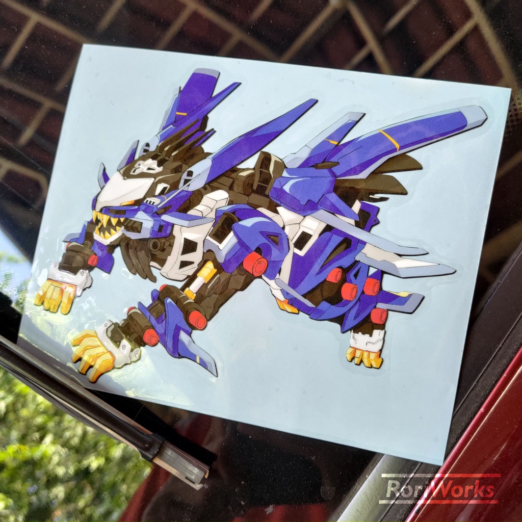 Jual Stiker Kiss cut - Liger Zero Jager | ZOIDS | Shopee Indonesia