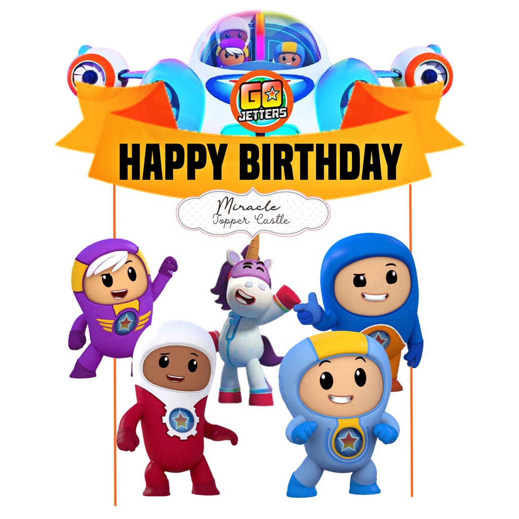 Jual GO JETTERS CAKE TOPPER | Shopee Indonesia