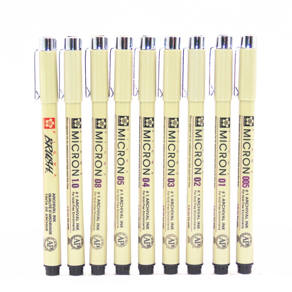 Jual Sakura Pigma Micron Drawing Pen Black | Shopee Indonesia