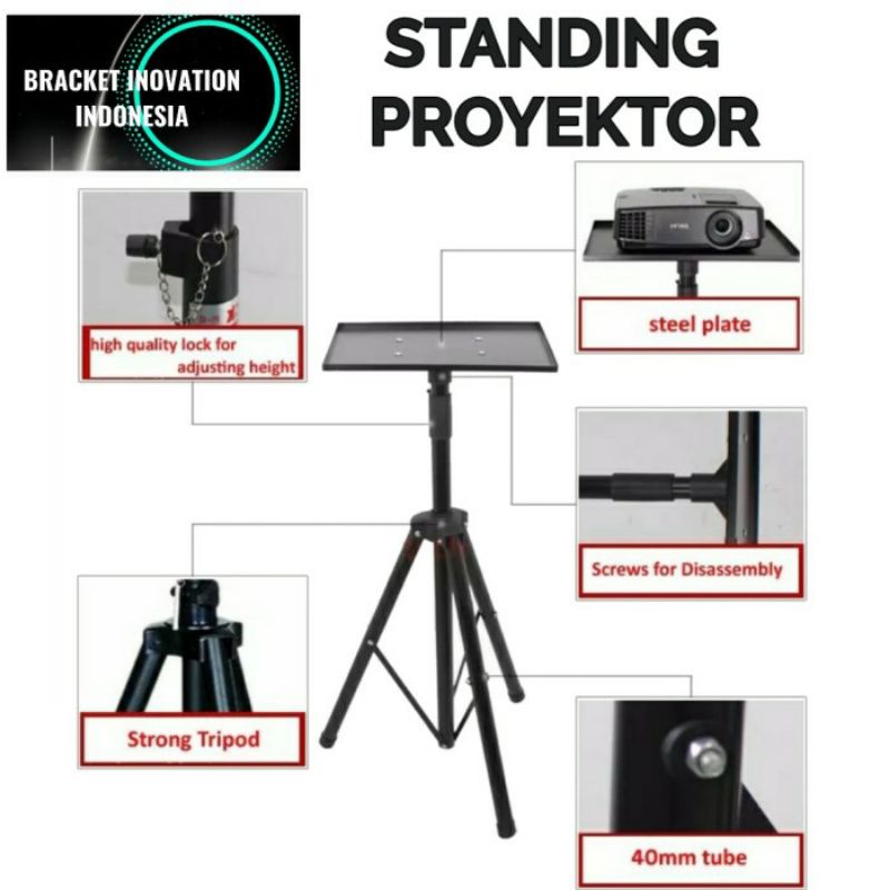 Jual Standing Tripod Projector Meja Proyektor - Infocus Original ...