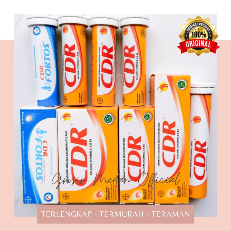 Jual CDR SUPLEMEN TULANG SEHAT CALSIUM D REDOXON CDR FORTOS UNTUK USIA ...
