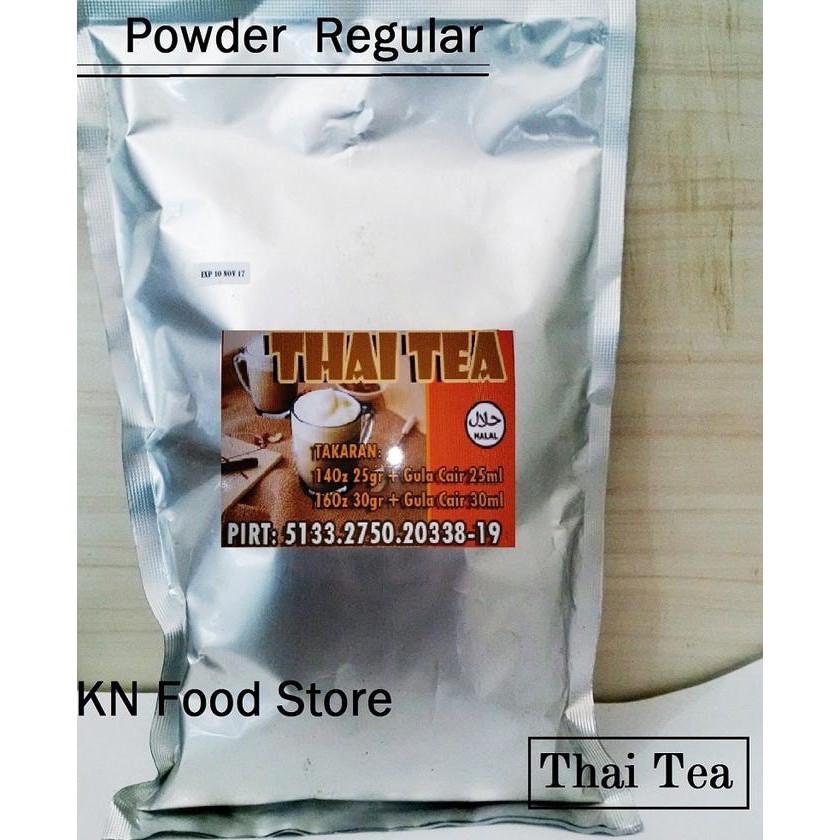 Jual PROMO ENAK Powder Tea Thai Tea - Bubuk Minuman Thai Tea Kemasan ...