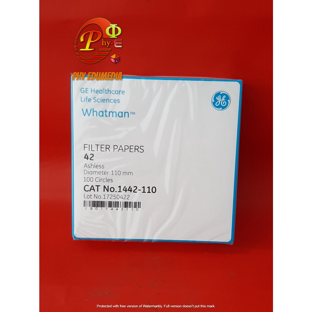 Jual Kertas Saring Whatman No. 42 Diameter 11 CM Per Pack Isi 100 ...