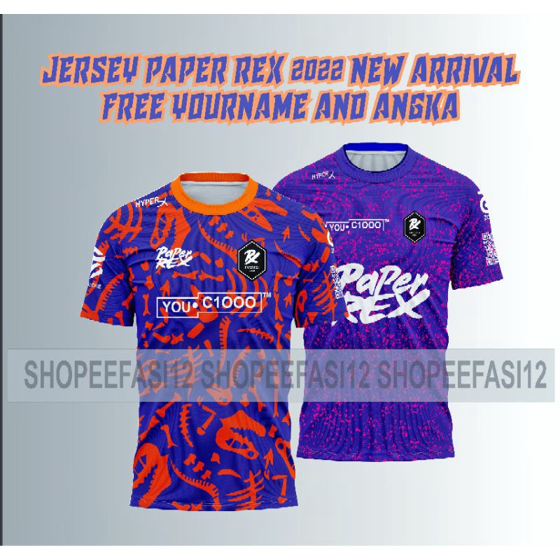 Jual JERSEY Paper Rex 2022 (Gratis Nickname & angka) | Shopee Indonesia