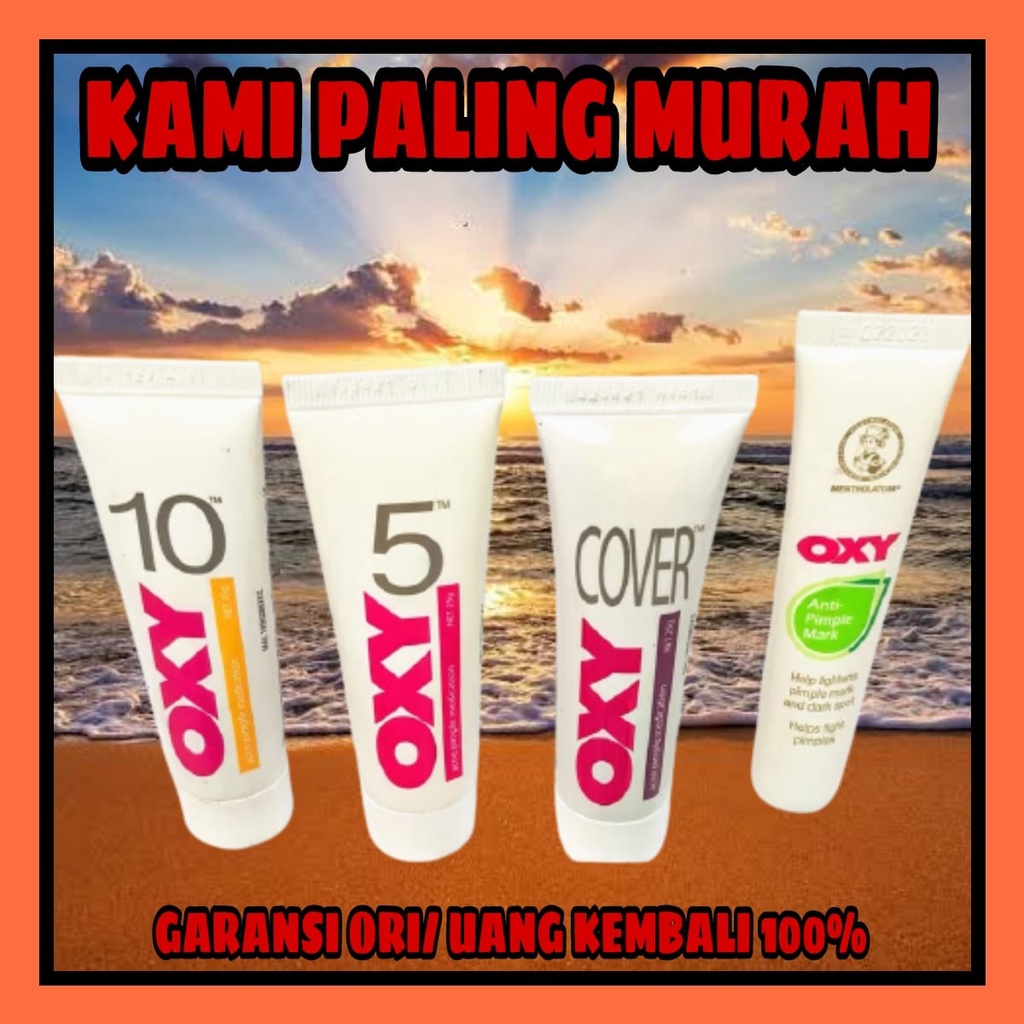 Jual OXY 5 OXY 10 COVER ANTI PIMPLE MARK Acne Pimple Medication OXY5 ...