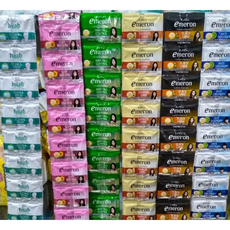 Jual EMERON SHAMPO 1 RENCENG/RENTENG ISI 12 SACHET(24 PCS) | Shopee ...