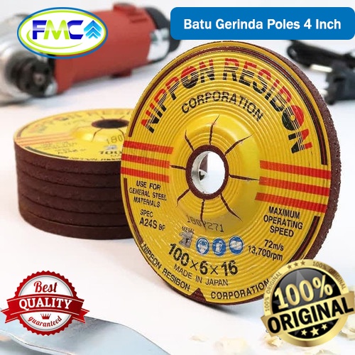 Jual Mata Gerinda Poles Batu Gurinda Asah WD 4 inch dan Nippon 4 Inch ...