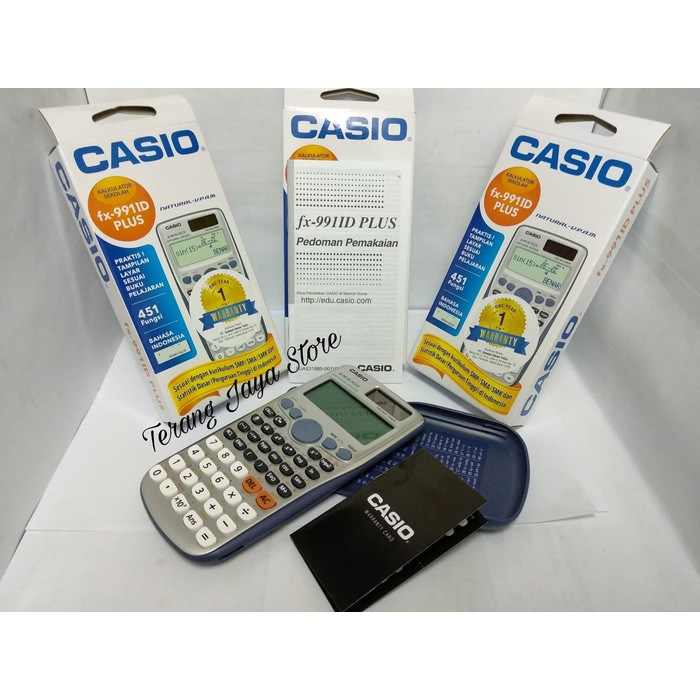 Jual Kalkulator Scientific Casio FX 991ID Plus (-Garansi Resmi Casio 1 ...