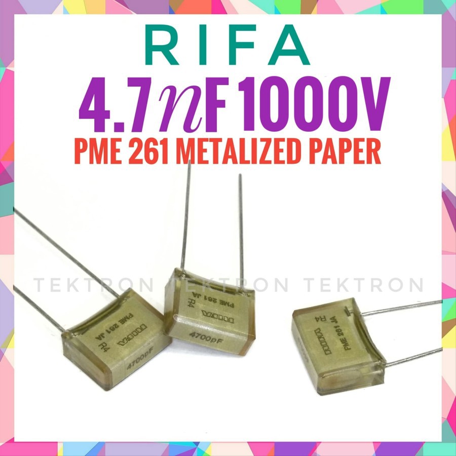 Jual RIFA 4.7nF 1000V PME 261 Metalized Paper 0.0047 472 Audiophile ...