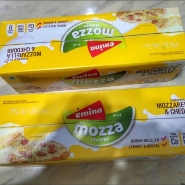 Jual Emina Mozza cheese 2kg Mozzarella & cheddar / keju mozarella ...