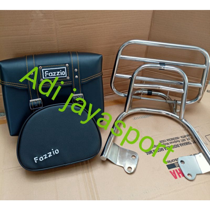 Jual Aksesoris motor yamaha fazzio back rack backrack rak belakang ...