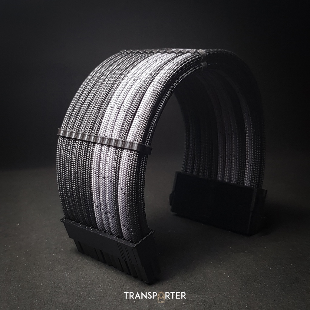 Jual Black Titanium - Handmade Extension Cable Sleeve PSU Kit power ...