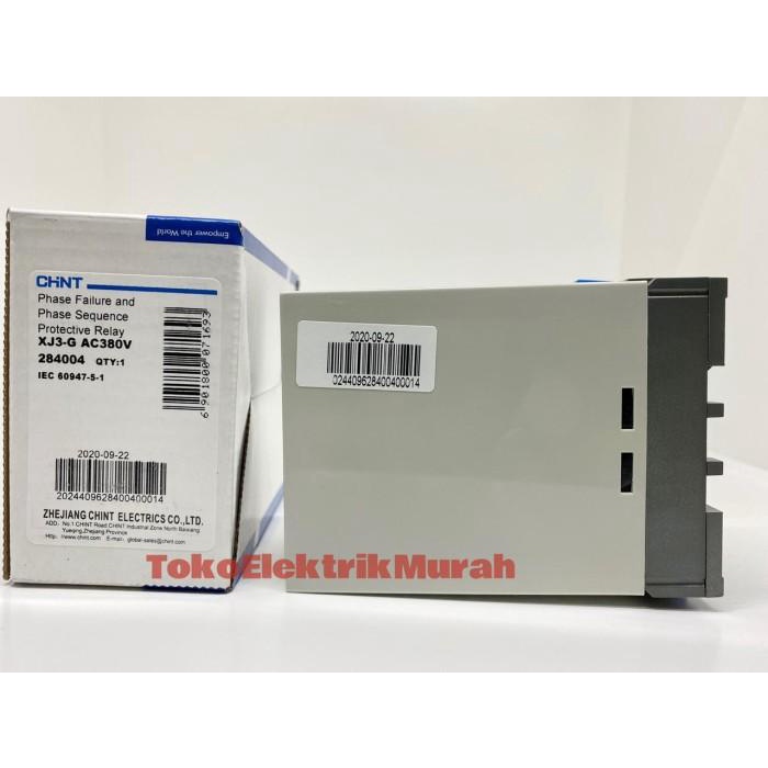 Jual XJ3-G PHASE FAILURE RELAY & PHASE SEQUENCE PROTECTIVE RELAY CHINT ...