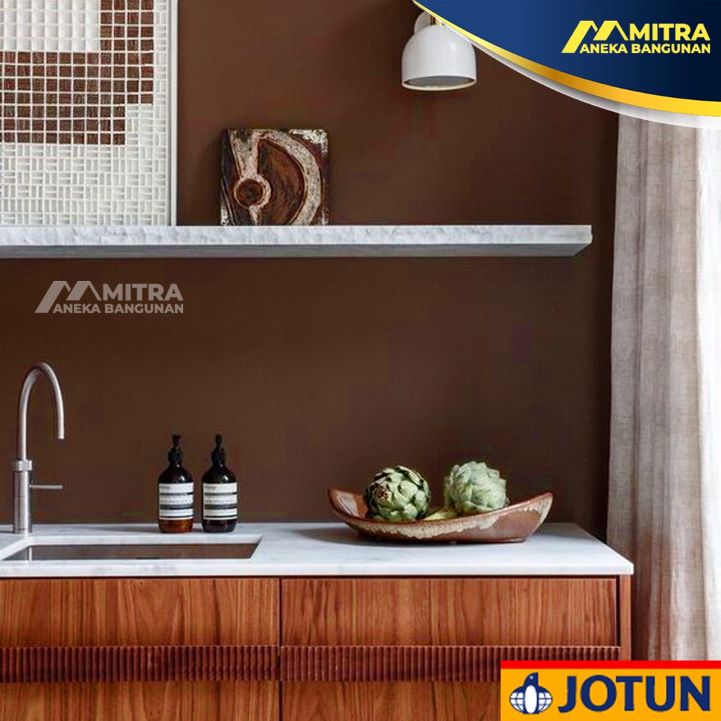 Jual CAT TEMBOK JOTUN INTERIOR EKSTERIOR COCOA BROWN 2548 / COKLAT ...