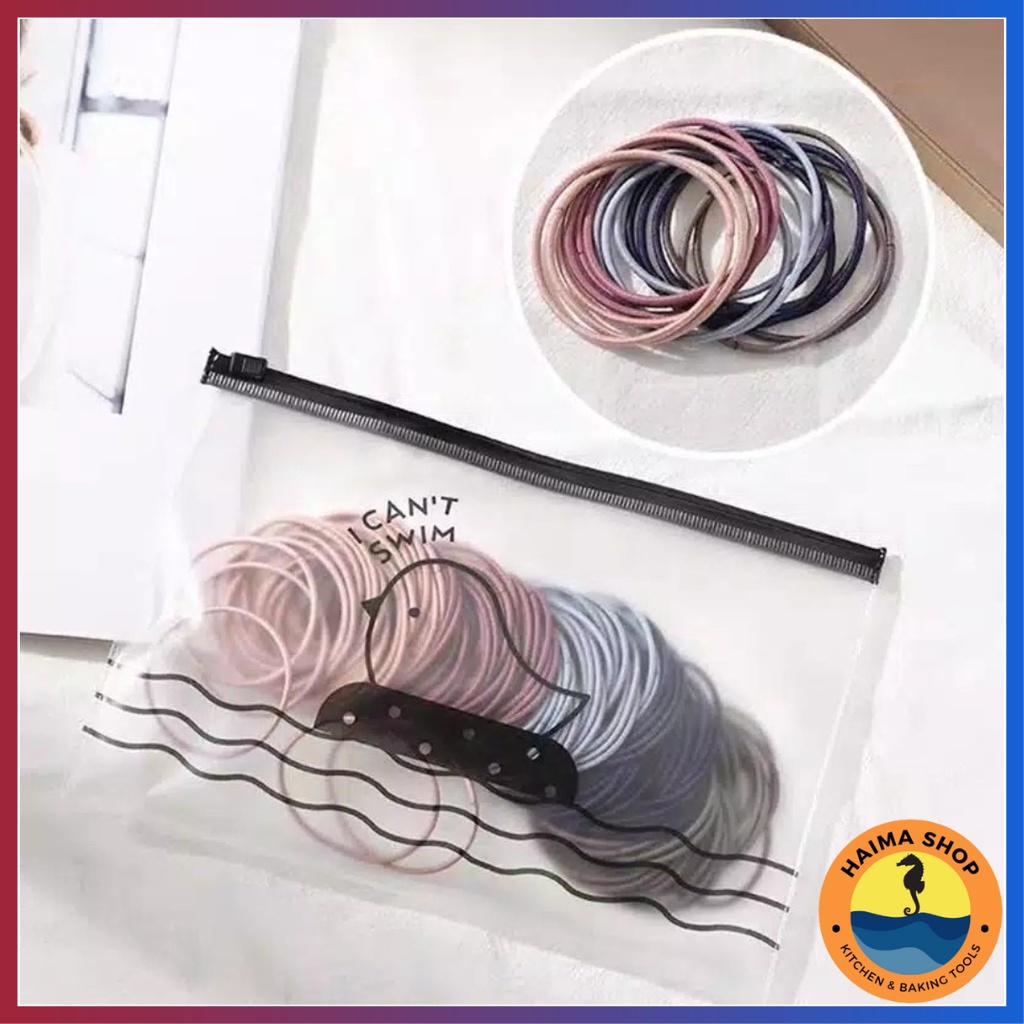Jual Ikat Rambut Karet Polos Elastis Gaya Korea / Karet Gelang ...