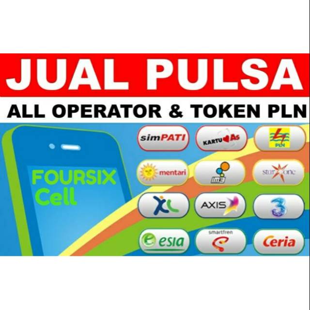 Jual Pulsa THREE 3 TRI Reguler Murah Lengkap 1K 2K 3K 4K 5K 10K 20K 25K ...