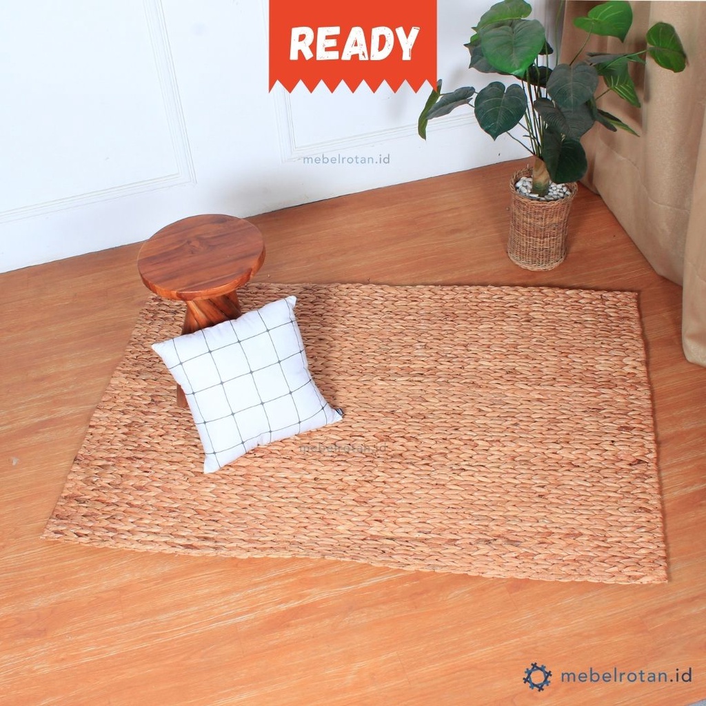 Jual KARPET LANTAI PERSEGI KOTAK | TIKAR ANYAMAN ENCENG GONDOK | Shopee ...