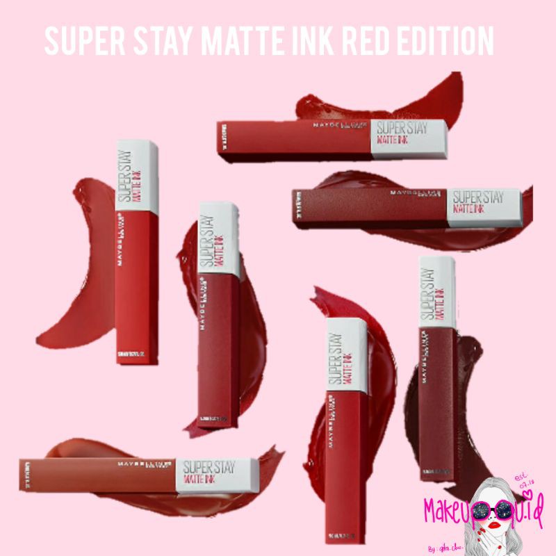 Jual Maybelline Super Stay Matte Ink Rouge Reds Special edition ...