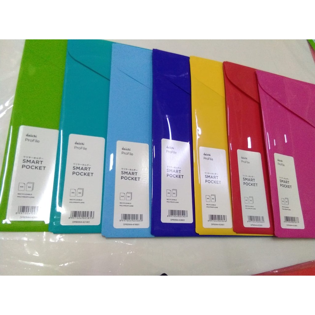 Jual SMART POCKET A4/MAP KANCING DAICHI PROFILE ( PAK ISI 12 PCS ...