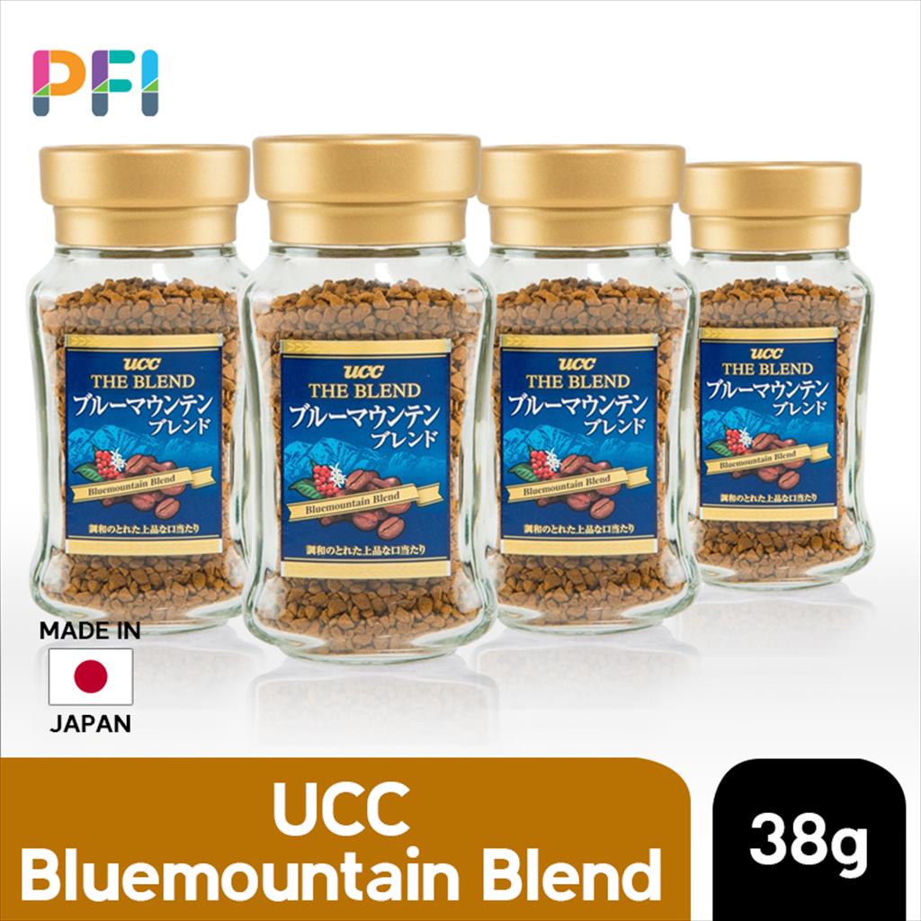 Jual UCC Blue Mountain Blend 38g Instant Coffee Bundle 4pcs | Shopee Indonesia