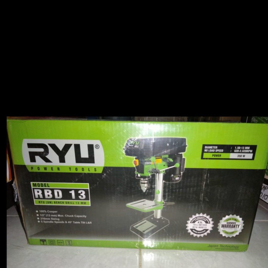 Jual RYU BENCH DRILL 13MM RBD 13 POWER TOOLS ( RYU MESIN BOR DUDUK ...