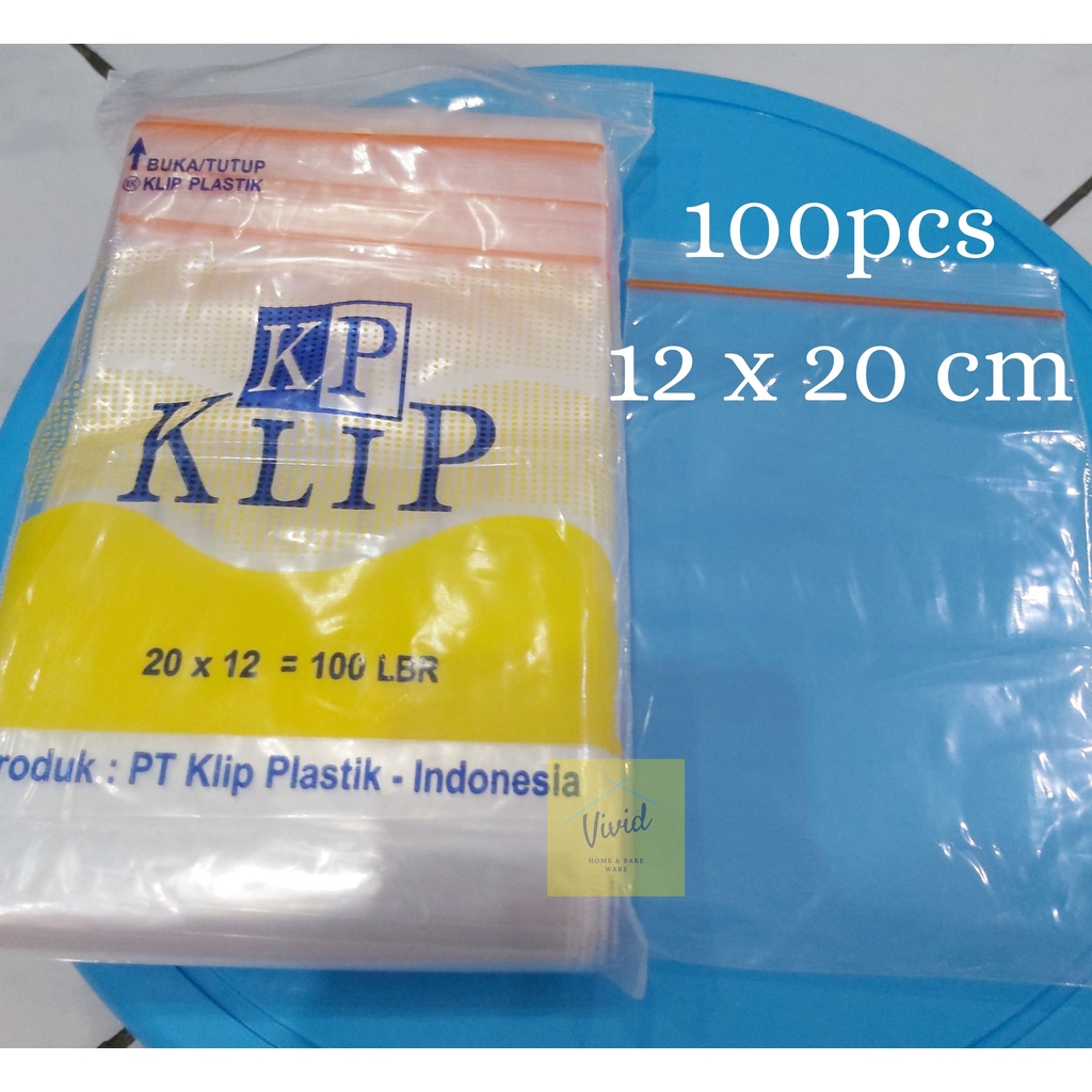 Jual Plastik Klip KP - 12 x 20 cm - Klip Plastik Bening - Plastik Klip ...