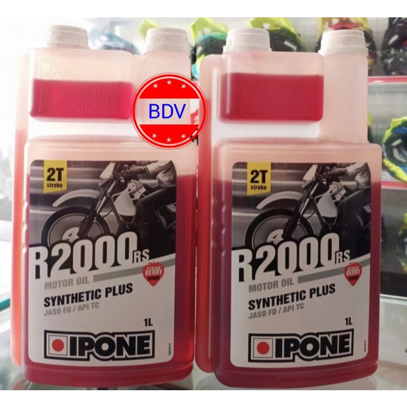 Jual Oli/ Oil Ipone 2T R2000RS Strawberry 1Liter, Samourai 2T 1Liter ...