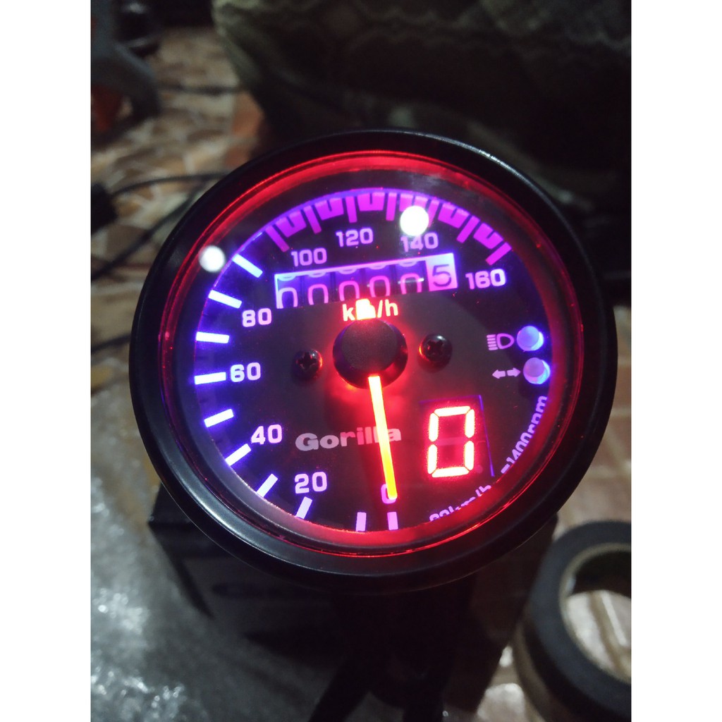 Jual Speedometer Spido spedometer Bundar Custom CB GL Tiger Megapro Japstyle Import Universal ...