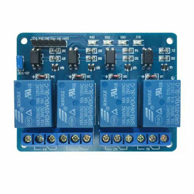 Jual Modul Relay 4 Channel DC 5 Volt Arduino Raspberry | Shopee Indonesia