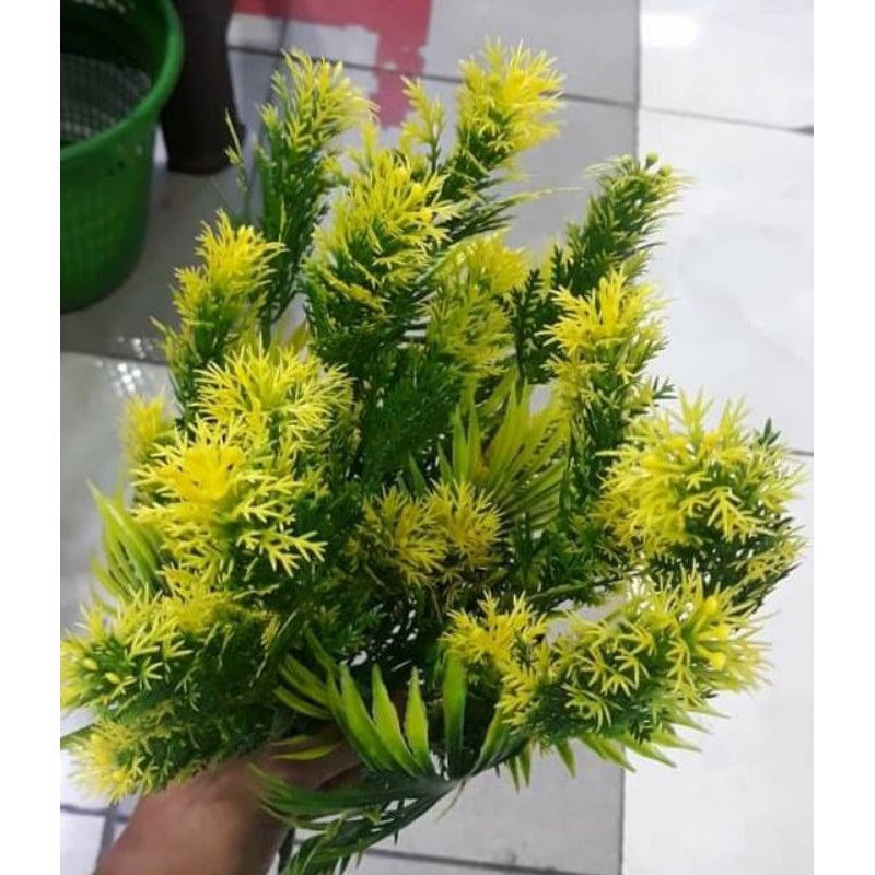Jual RUMPUT AKSESORIS PUTIH/RUMPUT DEKORASI/rumput artificial/bunga ...