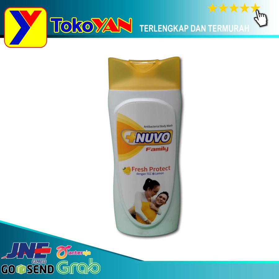 Jual Nuvo Body Wash Fresh Protect Sabun Mandi Cair Botol 250 ml ...