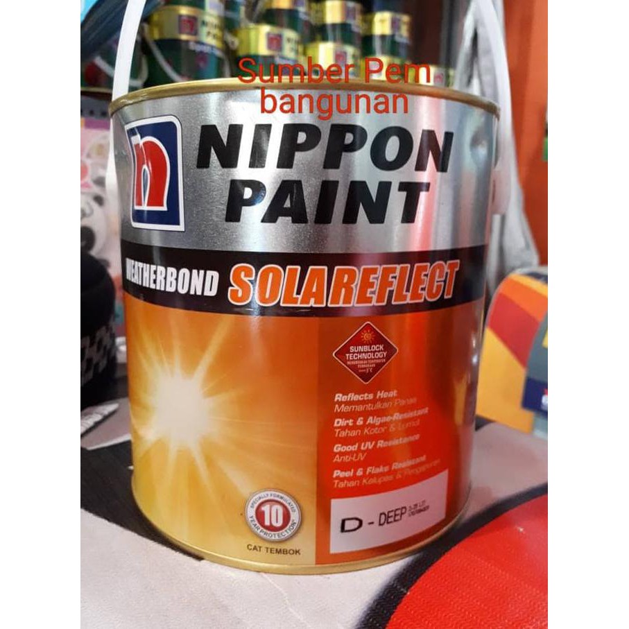 Jual WEATHERBOND SOLAREFLECT CAT TEMBOK TINTING / OPLOS NIPPON PAINT ...
