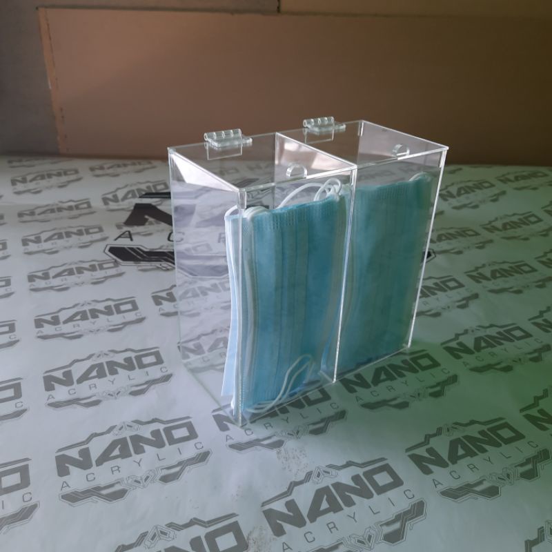 Jual Akrilik Tempat penyimpanan Masker | Shopee Indonesia