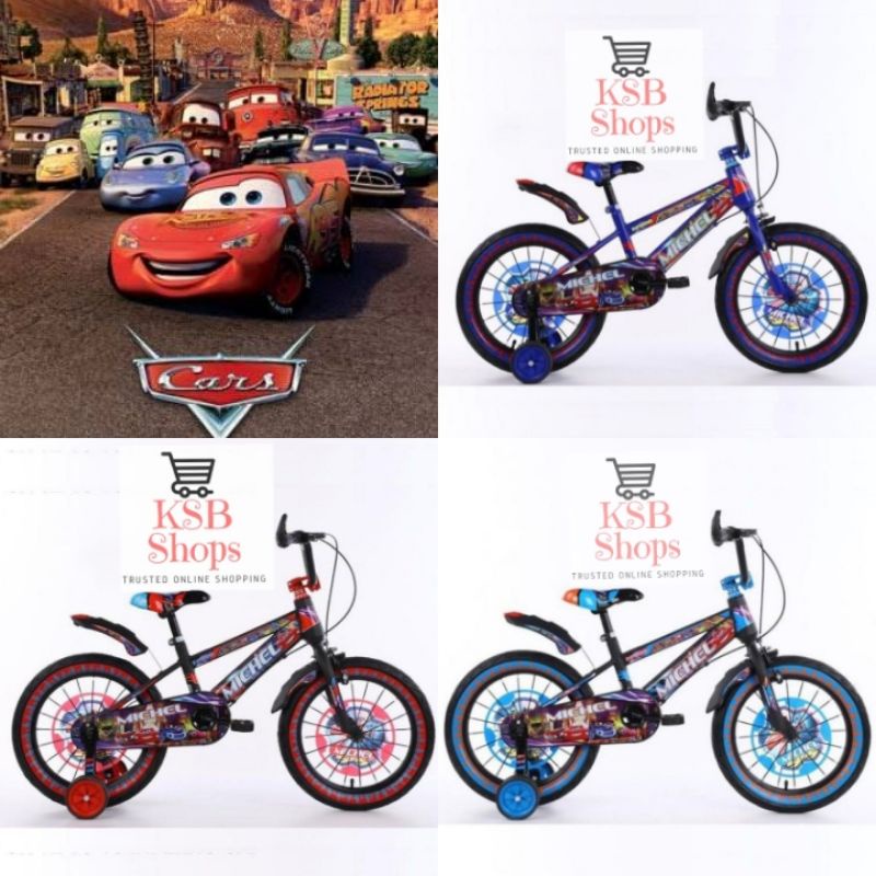 Jual [KSB] Sepeda anak Laki BMX 12 inch/ 16 inch/ 18 inch the Cars Merk ...
