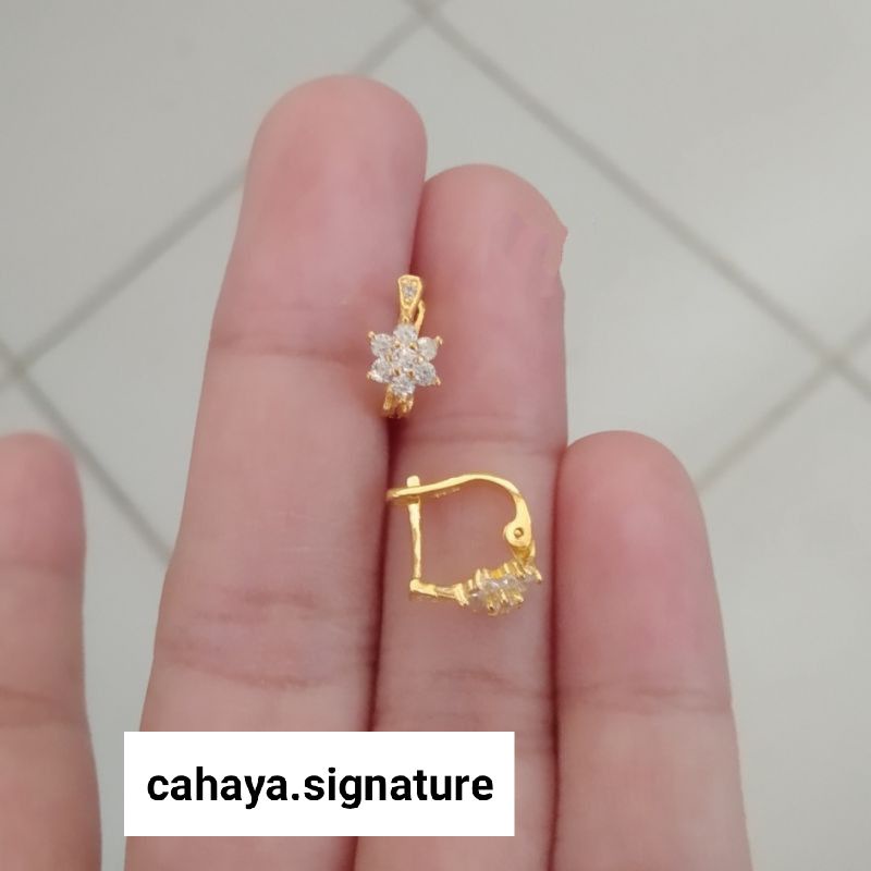 Jual ANTING JEPIT DEWASA PERAK 925 LAPIS MAS | Shopee Indonesia